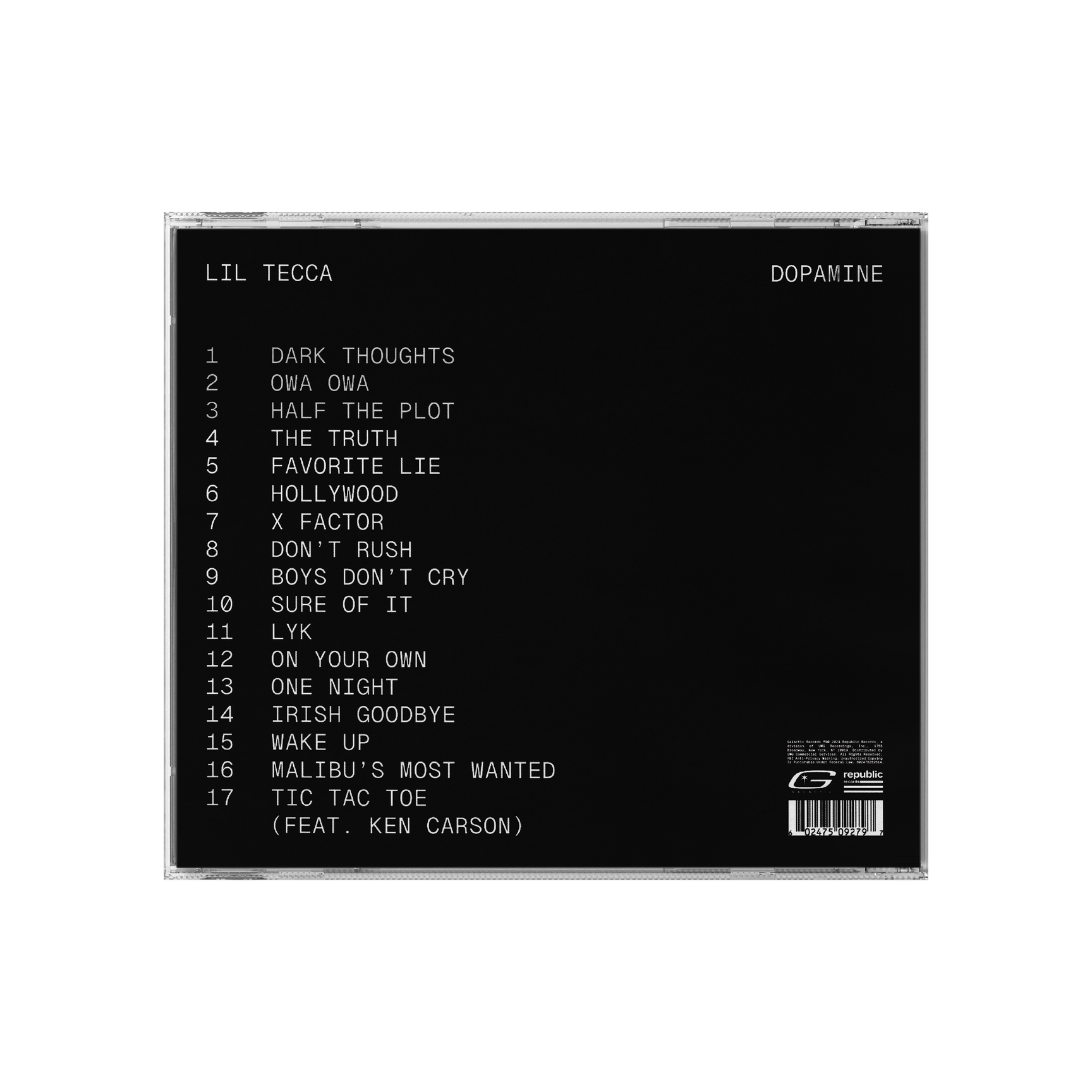 Lil Tecca - DOPAMINE CD